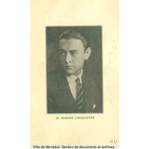 CHOQUETTE, ROBERT – Dictionary of Canadian Biography